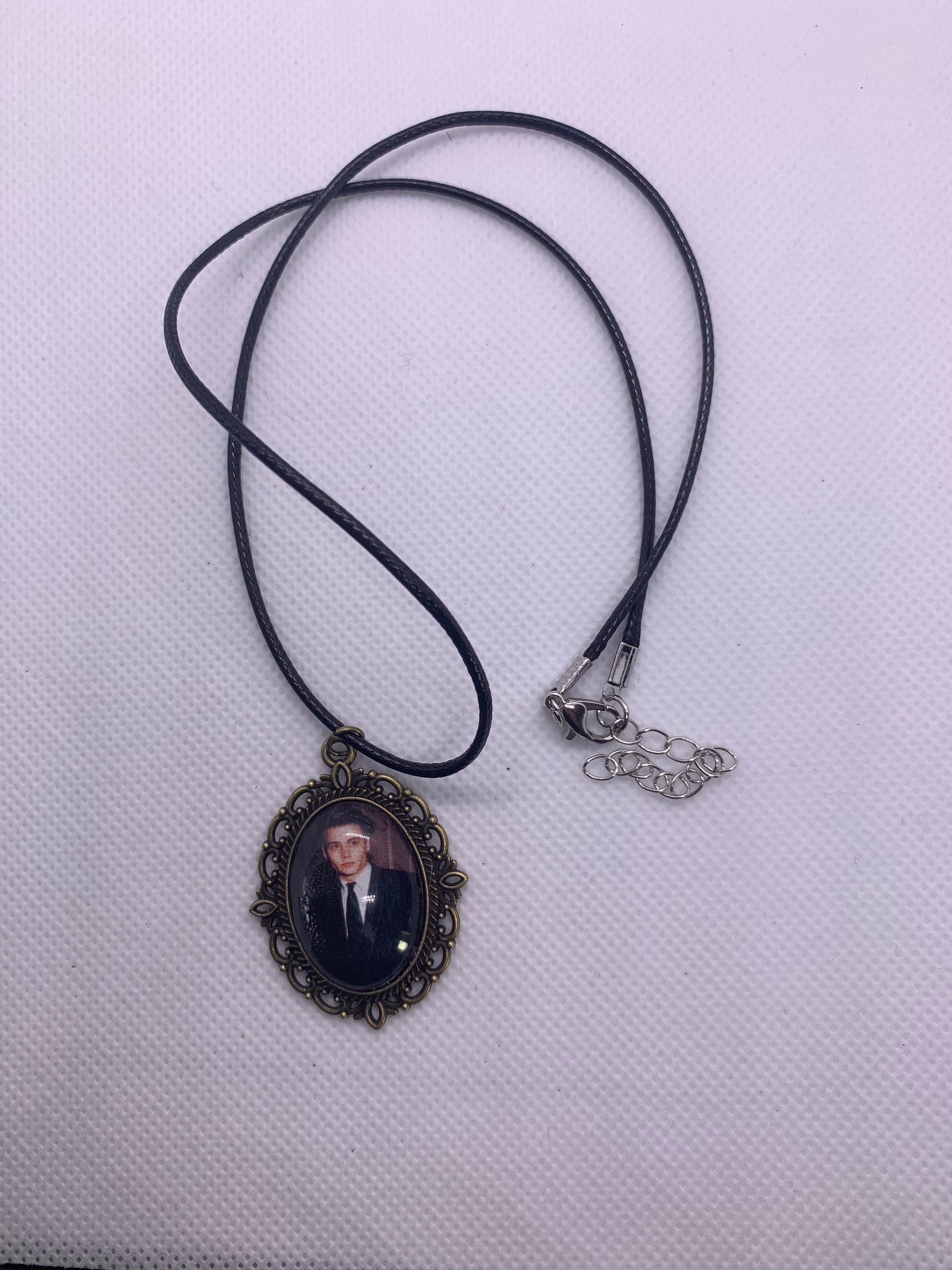Johnny Depp Oval Pendent Necklace - Etsy