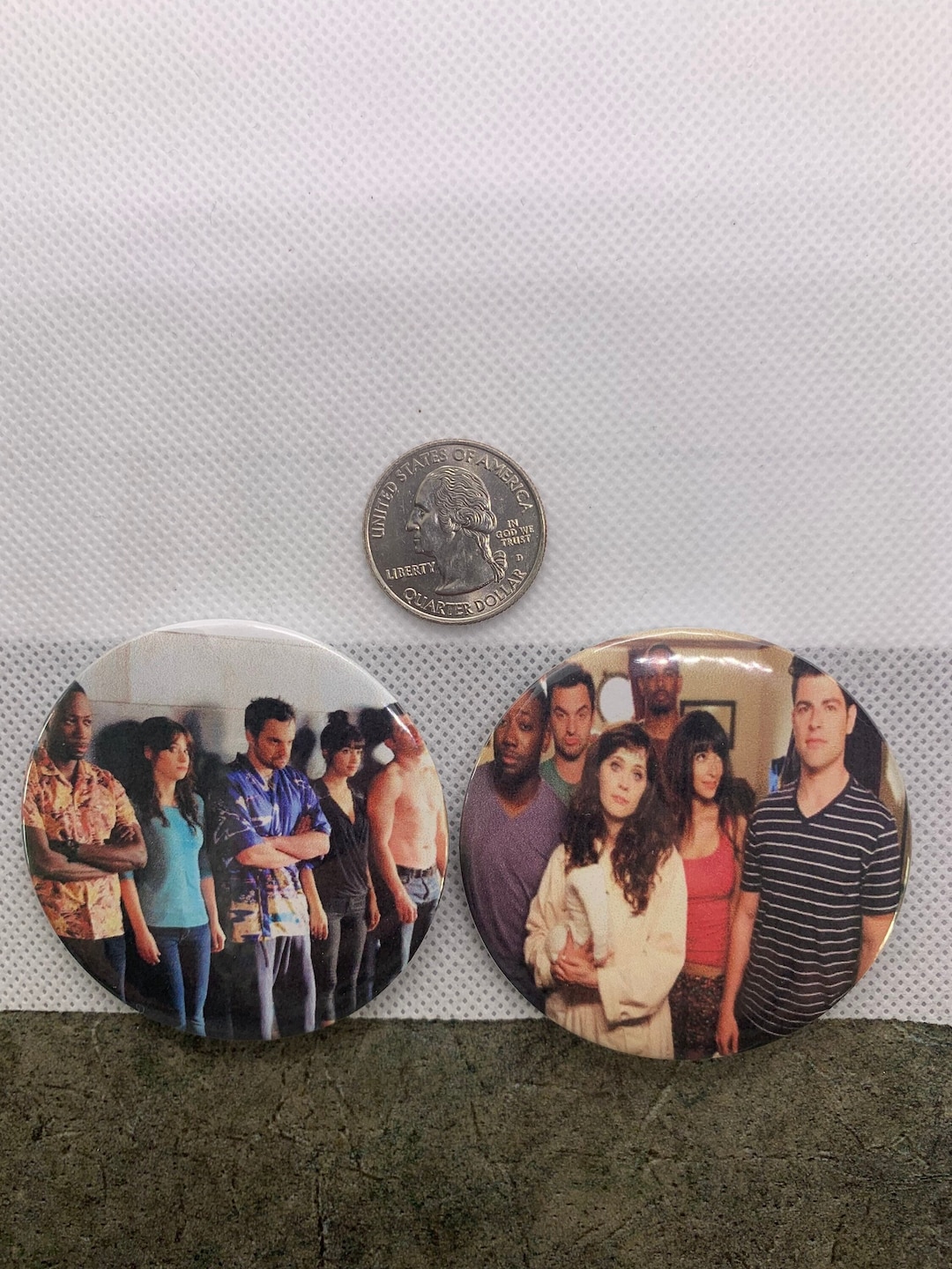 New Girl Set of 2 Pin Pack - Etsy