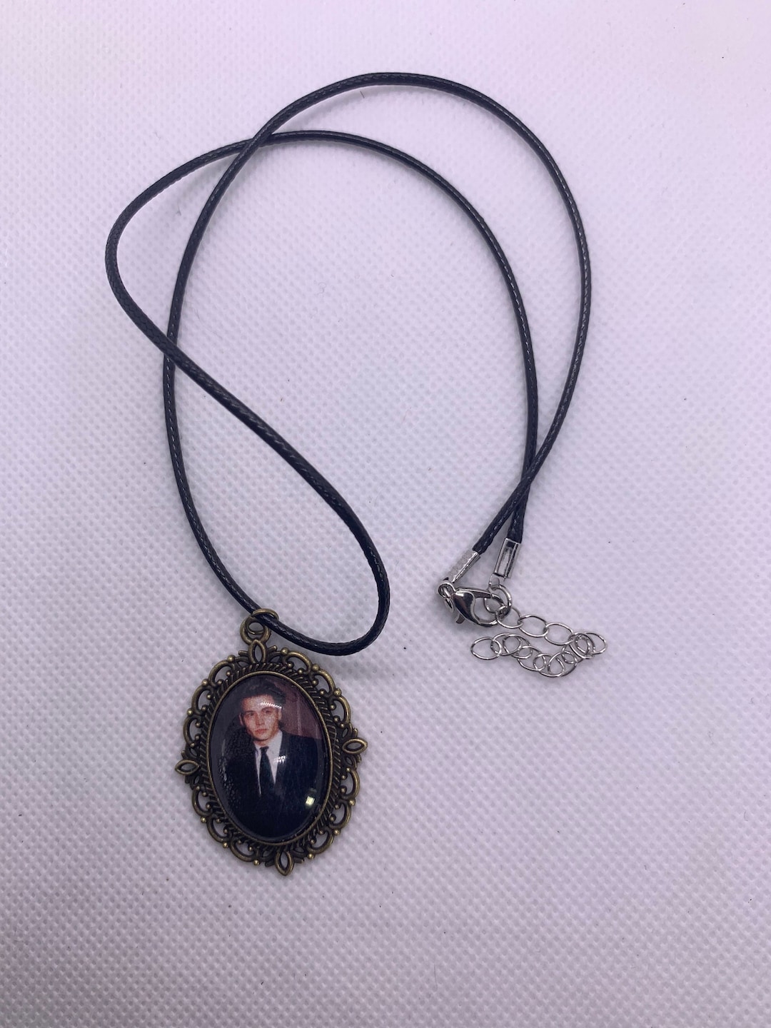 Johnny Depp Oval Pendent Necklace - Etsy