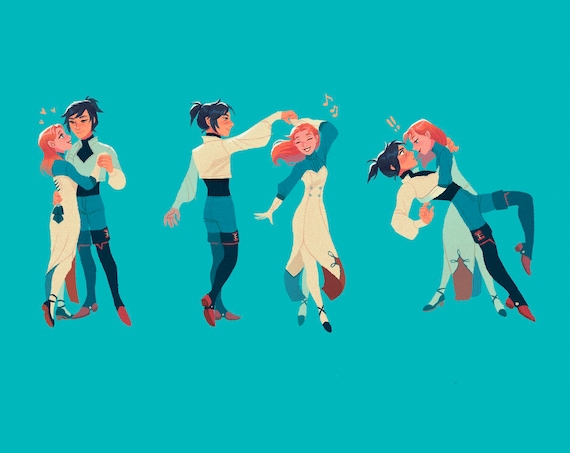 FE3H Fire Emblem 3 Houses Felix and Annette Postcard Print - Etsy