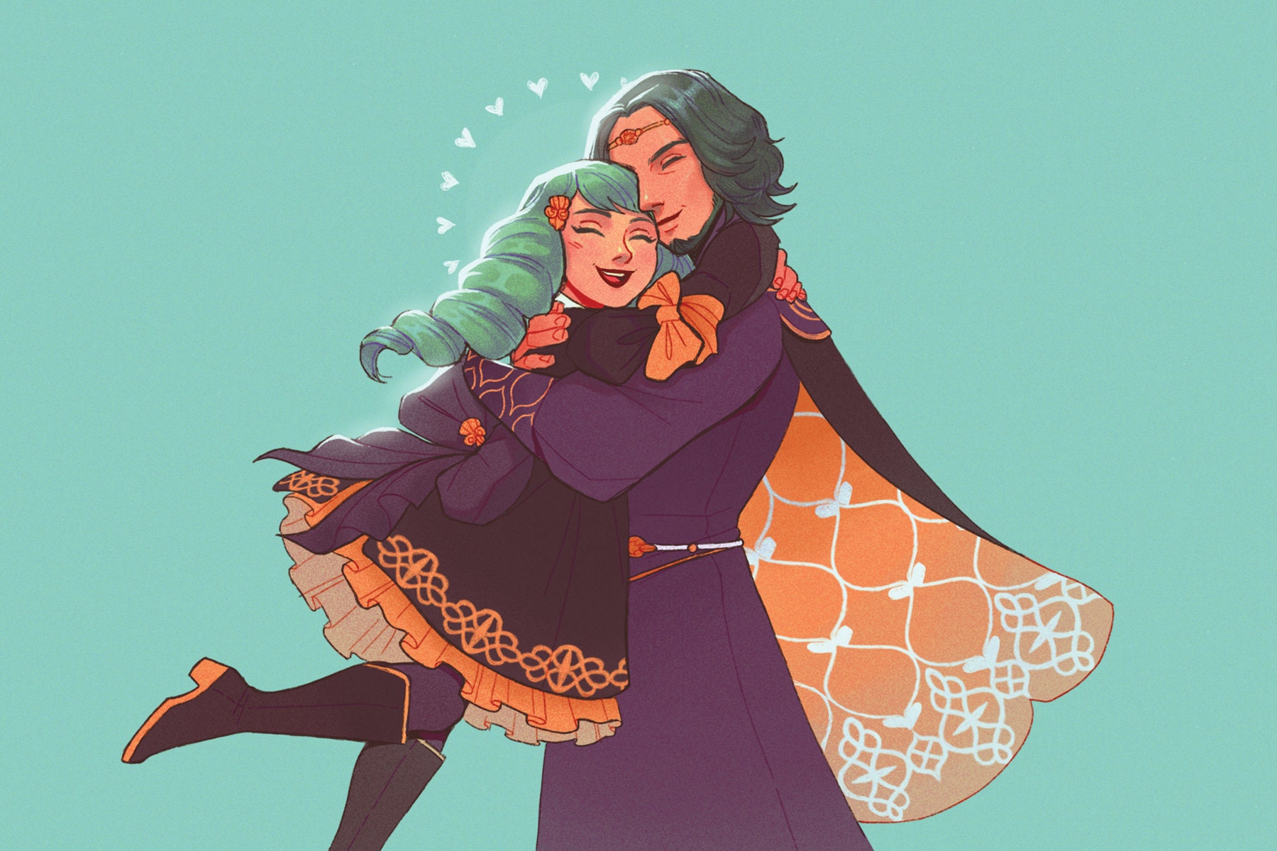 FE3H | Fire Emblem 3 Houses Seteth and Flayn 4x6 Mini Print - Etsy