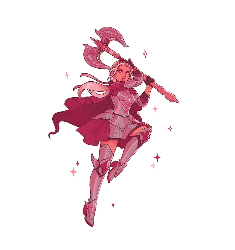 FE3H | Fire Emblem 3 Hopes Edelgard Miniprint - Etsy