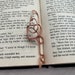 Heart Lock & Key Book Hook Bookmark Handmade Copper Wire Line Art Book ...
