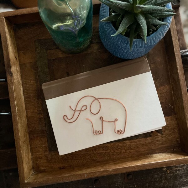 Wire Elephant - Etsy