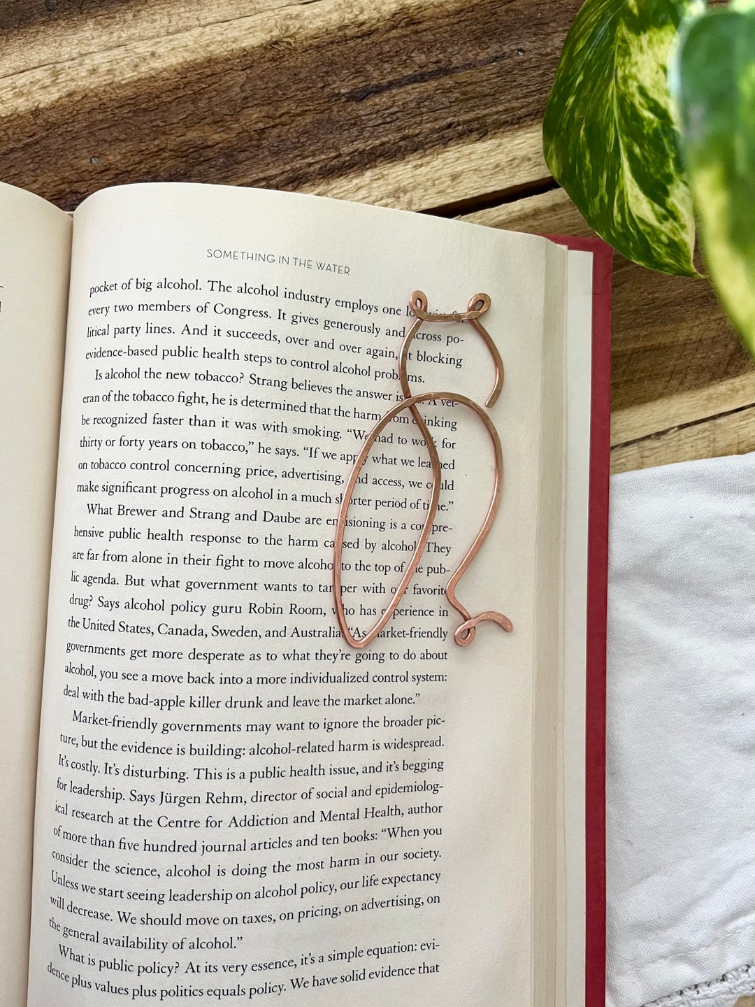 Owl Bookmark | Handmade Salvaged Copper Wire Line Art | Reading ...
