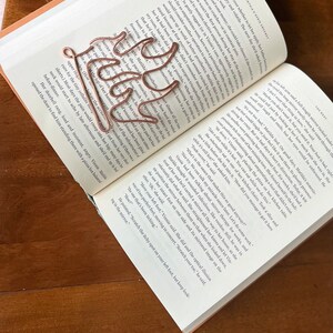 Fire Bookmark | Handmade Copper Wire Line Art | Flame Campfire ...