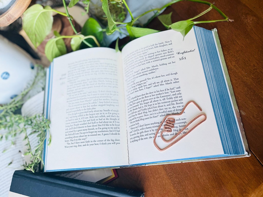 Shoe Bookmark Handmade Salvaged Copper Wire Line Art Book Jewelry ...