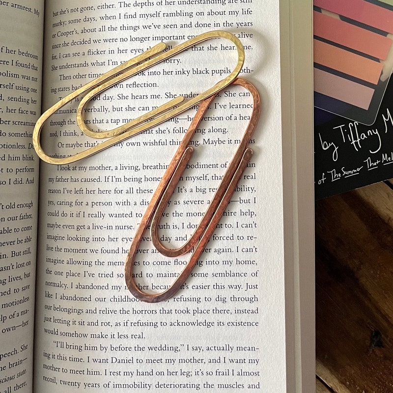 Paperclip Bookmark - Etsy