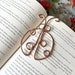 Ladybug Bookmark Handmade Copper Wire Line Art Lady Lovebug Reading ...