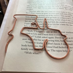 Tractor Farmhouse Bookmark Handmade Copper Bookmark Wire Line Art John ...