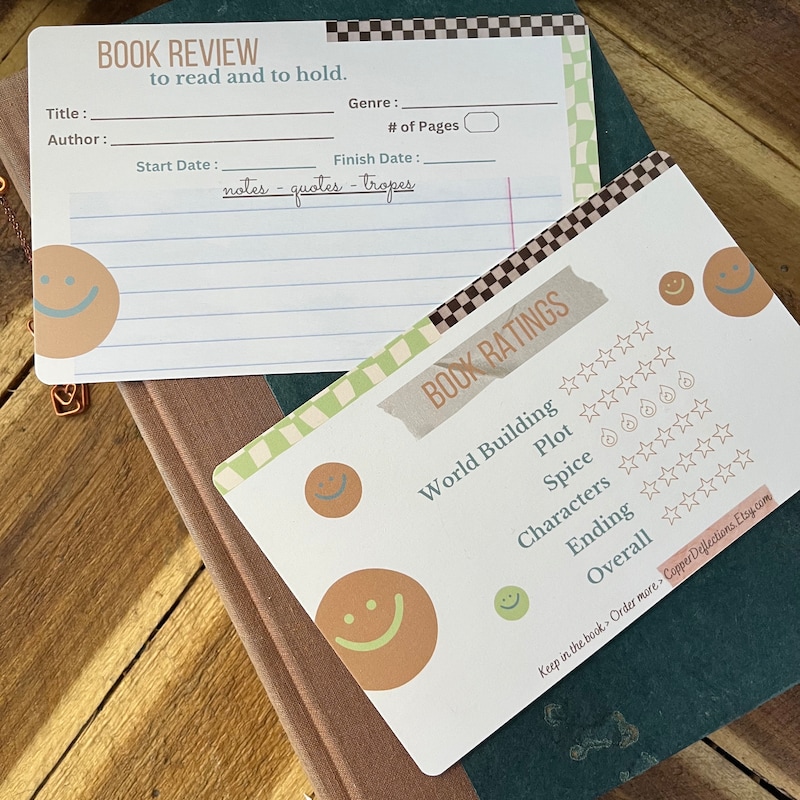 Book Review Stamp - Etsy