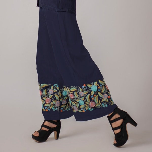 Embroidered Pants - Etsy