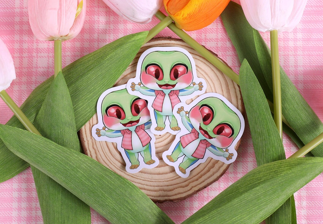 Kawa-zu and Friends Vinyl Sticker - (tree Frog and Firefly) - Etsy