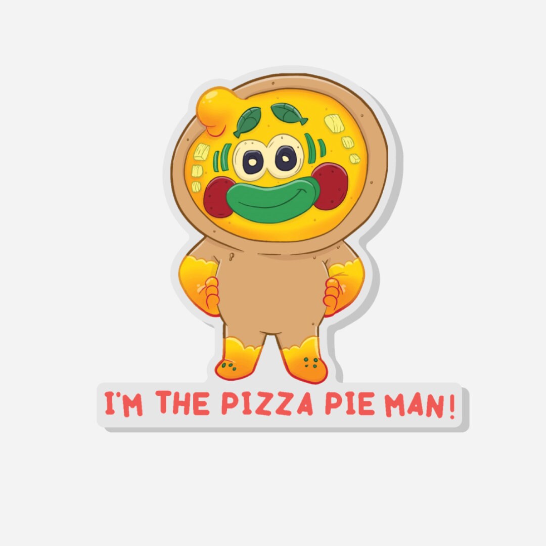 Pizza Pie Man Pins - Etsy