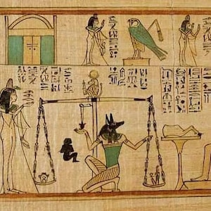 Authentic Handmade Egyptian Papyrus Paper A Tribute to Ancient Artistry ...