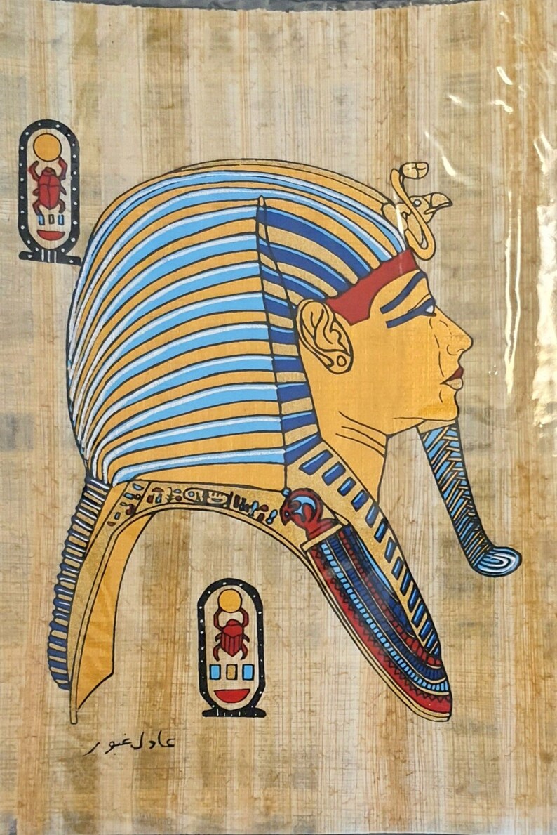 Authentic Handmade Egyptian Papyrus Paper A Tribute to Ancient Artistry ...