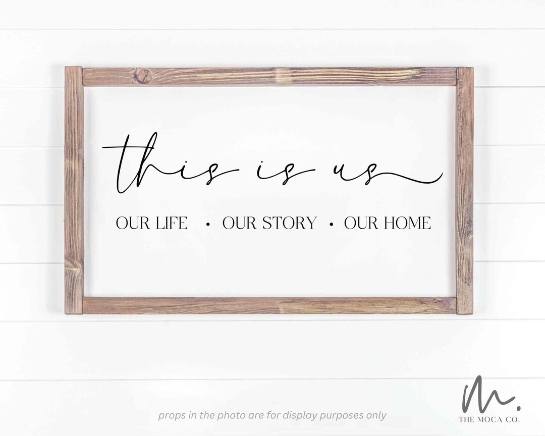 This is Us SVG | Family Quote Svg | Entryway Sign Svg | Minimalist ...