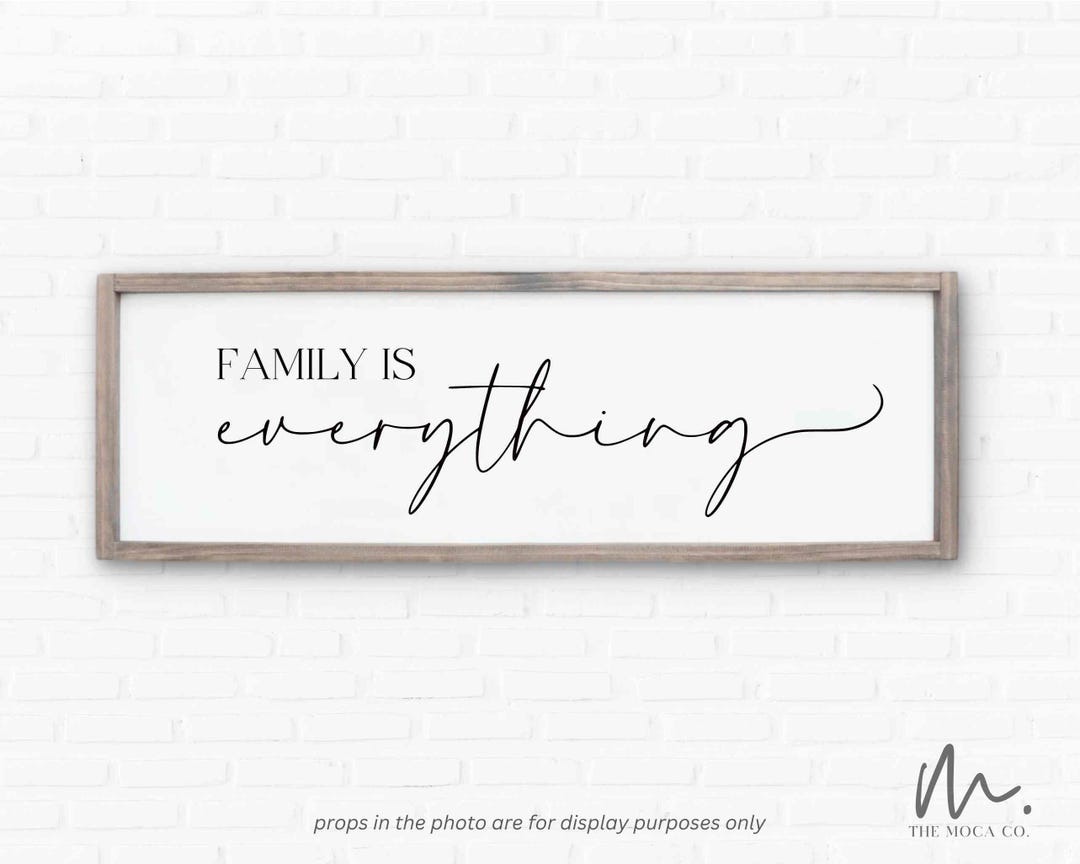 Family is Everything SVG, Family Sign Cut File, Family Svg, Farmhouse ...
