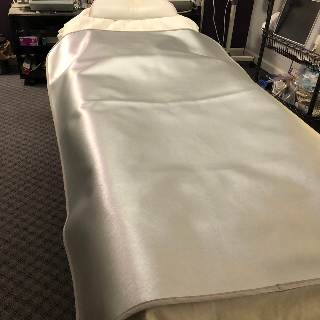 Silver Color Esthetician Wax Pad, Massage Table Pad, Sugaring Pad, Spa ...