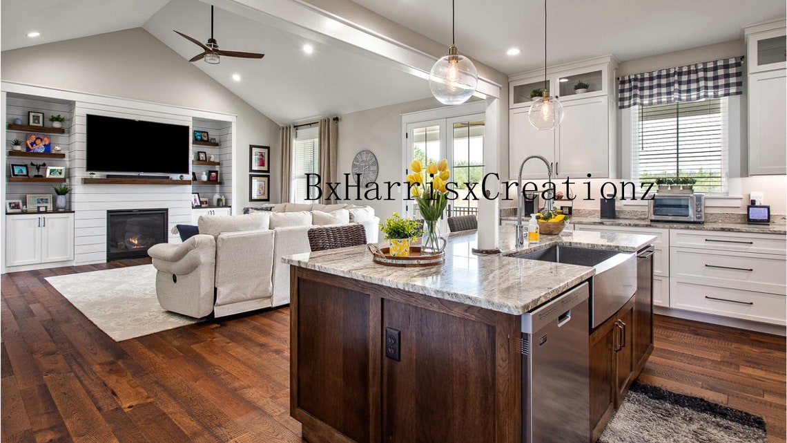 Zoom Meeting Background Modern Farmhouse Background - Etsy Canada