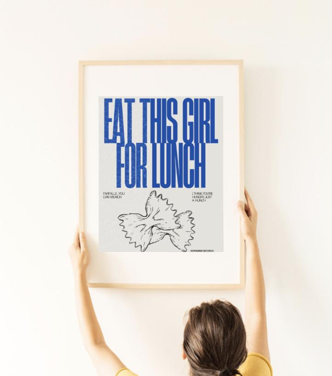 Lunch Reminder | “eat This Girl for Lunch” Pasta| Meal Motivation ...