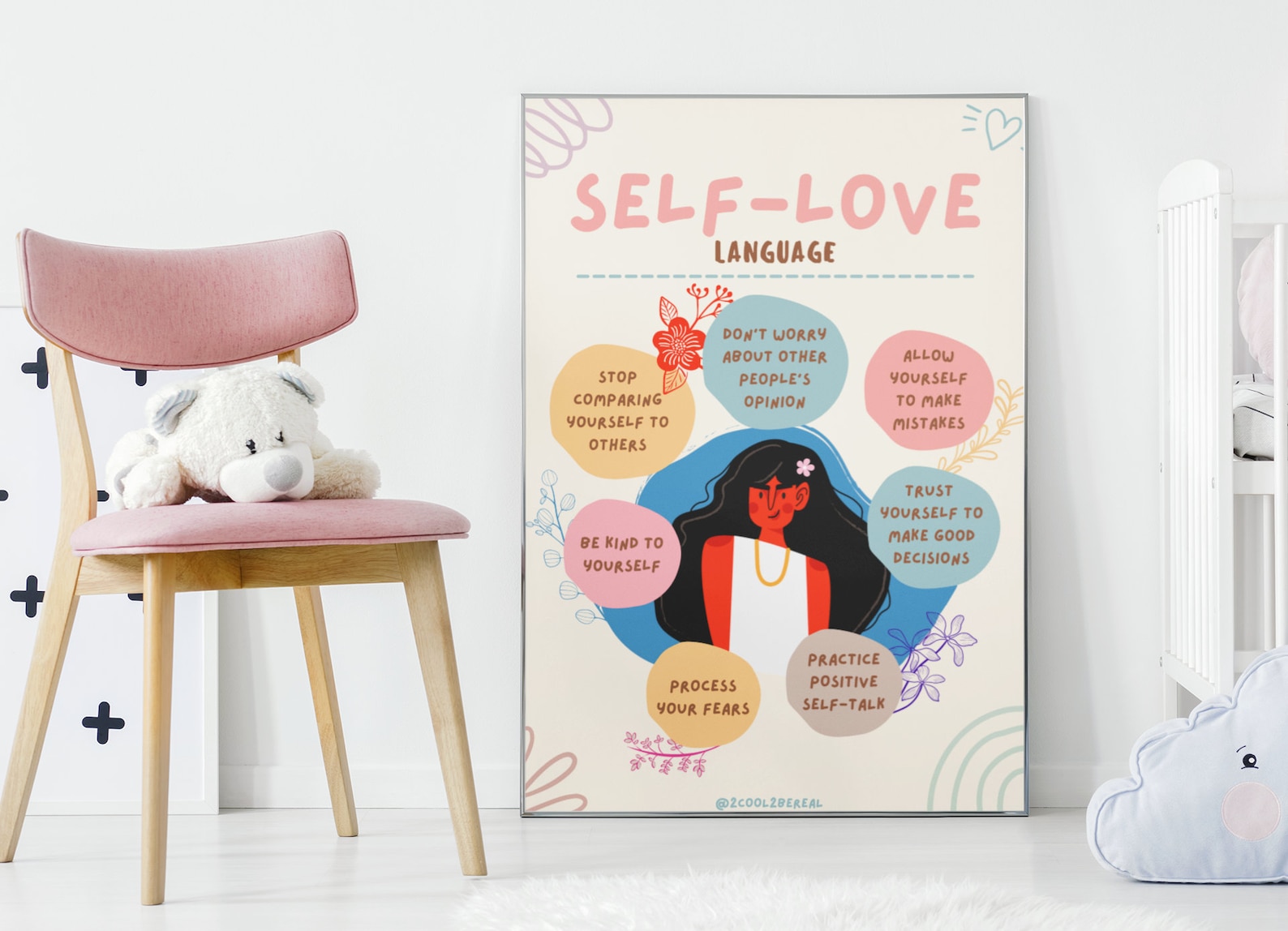 Self Love Poster Self Love Language Love Yourself Art - Etsy