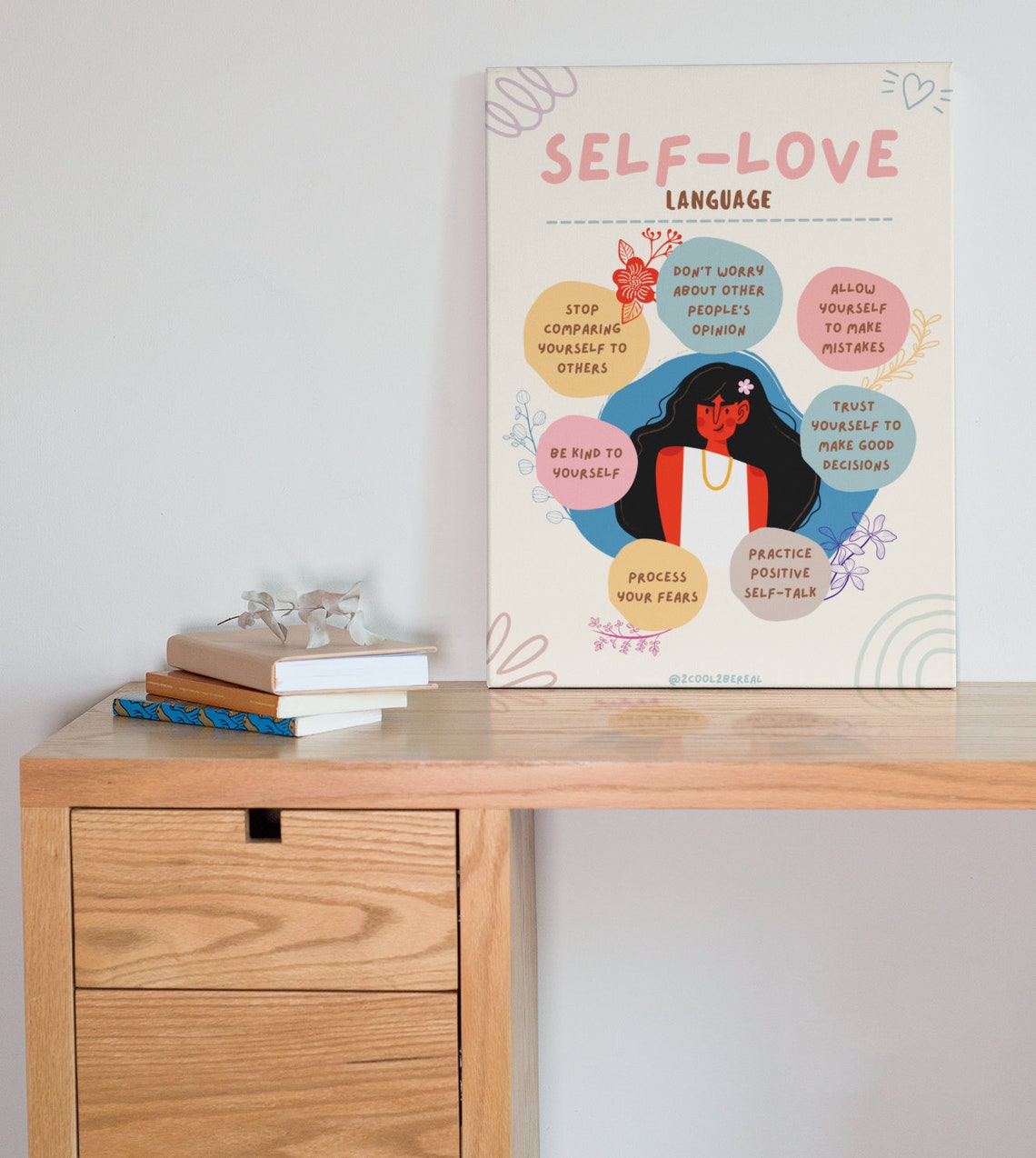 Self Love Poster Self Love Language Love Yourself Art - Etsy