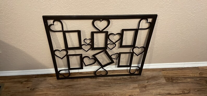 Steel Heart Picture Frame - Etsy