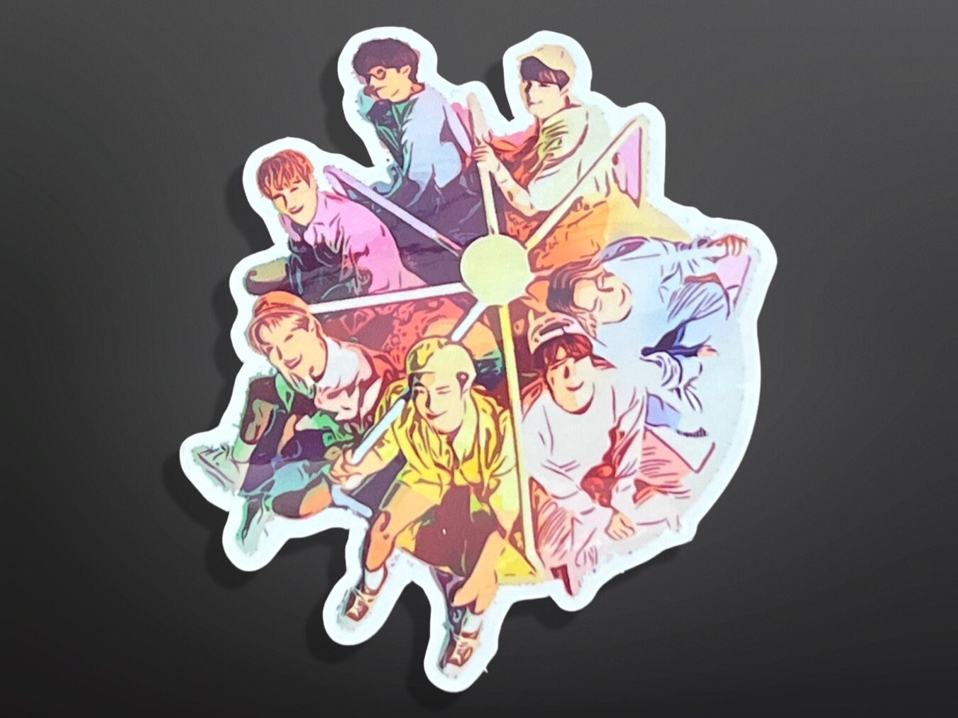 BTS Carousel Vinyl Sticker - Etsy