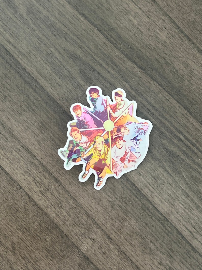 BTS Carousel Vinyl Sticker | Etsy