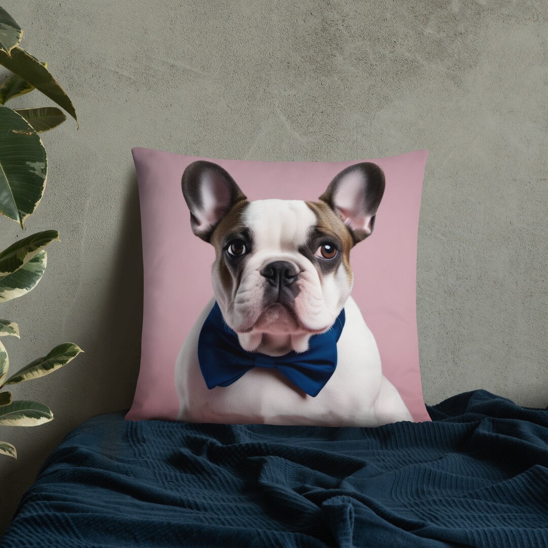 Basic Pillow With French Bulldog for Dog Lovers Animal Lovers Gift for ...