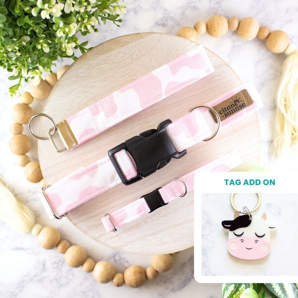 Cow Print Cat Collar - Etsy