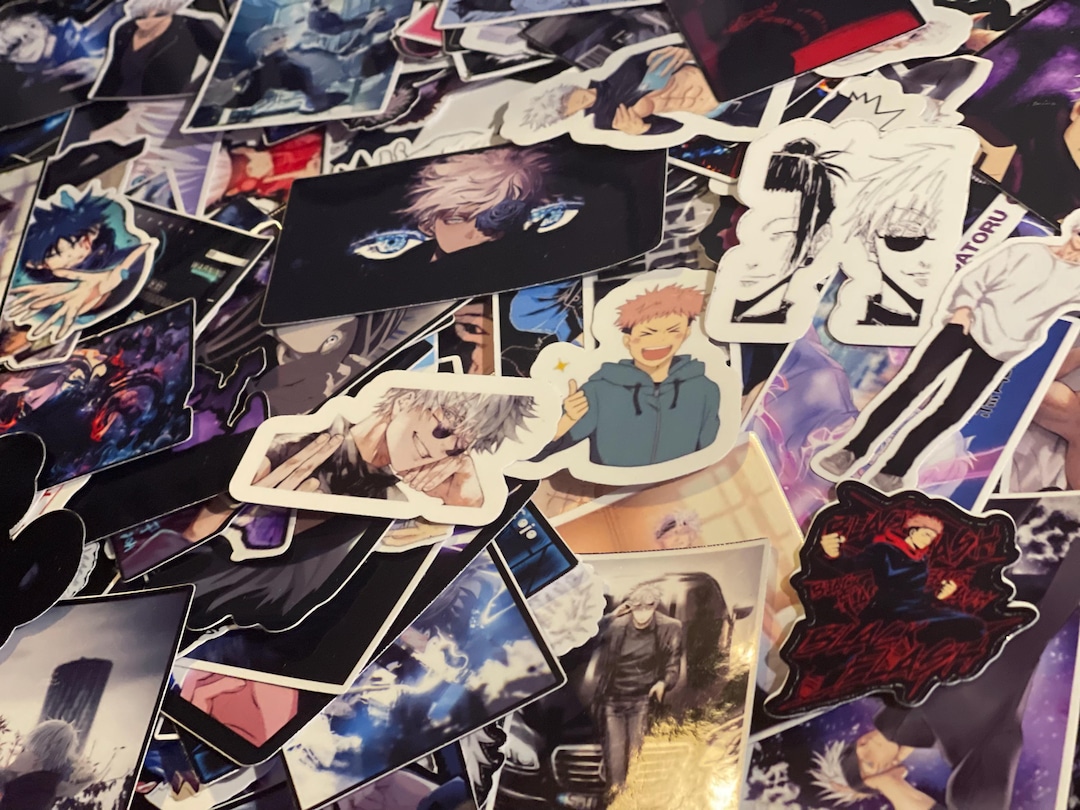 Jujutsu Kaisen Themed Stickers| Anime Lover Stickers| Waterproof ...