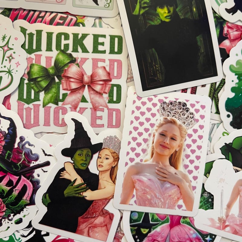 Wicked Movie Stickers - Etsy