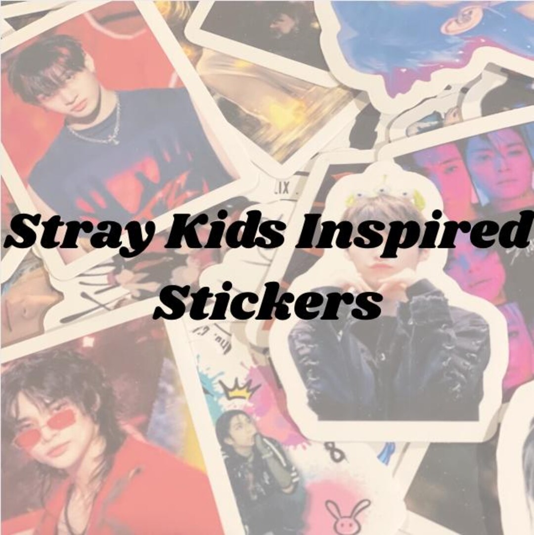 Stray Kids Inspired Kpop Stickers: Waterproof Laptop, Phone Case, Water ...