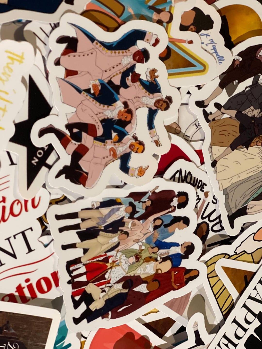 Hamilton Musical Stickers: Broadway Inspired Stickers Pack - Etsy