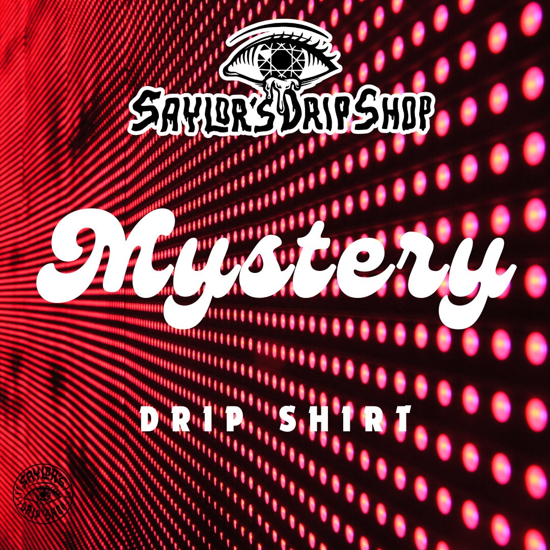 Large Mystery Drip Decal Tie Dye Short Sleeved T Shirt - Etsy