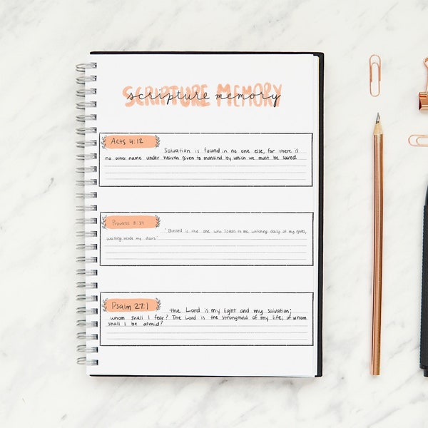 Scripture Memory - Etsy