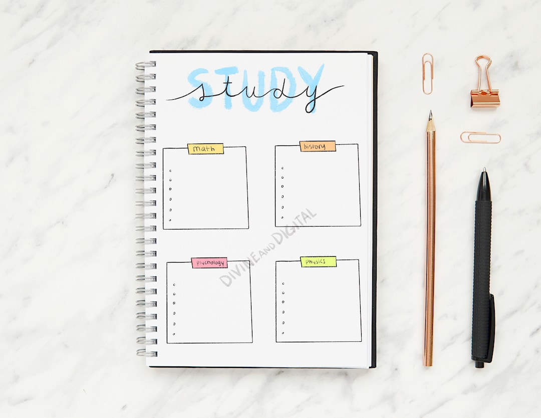 Study Notes, Study Guide, Class Notes Printable , Note Taking, School ...