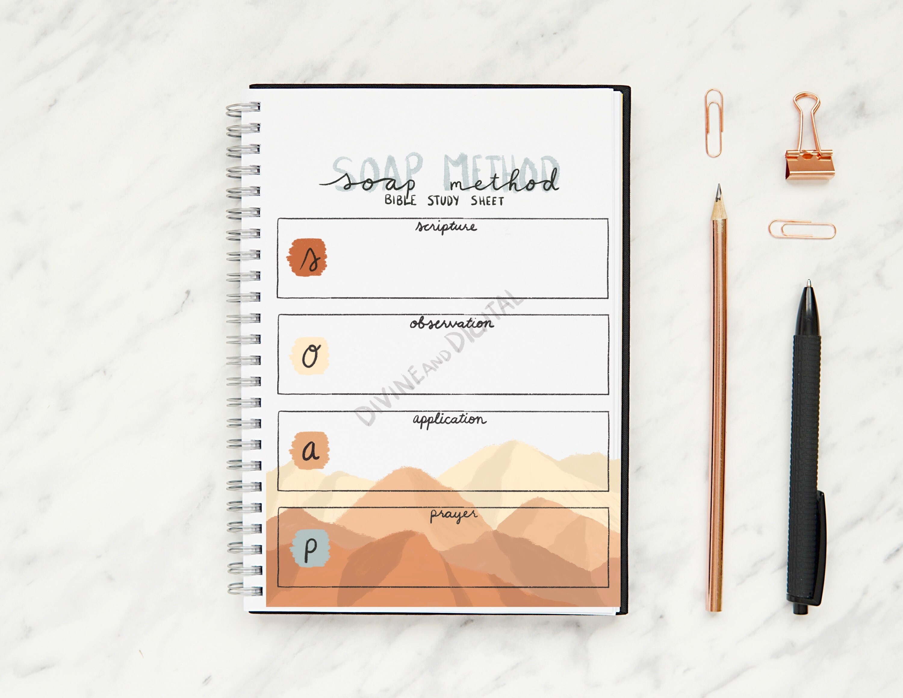 SOAP Bible Study Printable, SOAP Method Bible Study, Bible Study ...