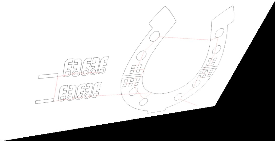 Wood Horseshoe Hinge SVG - Etsy
