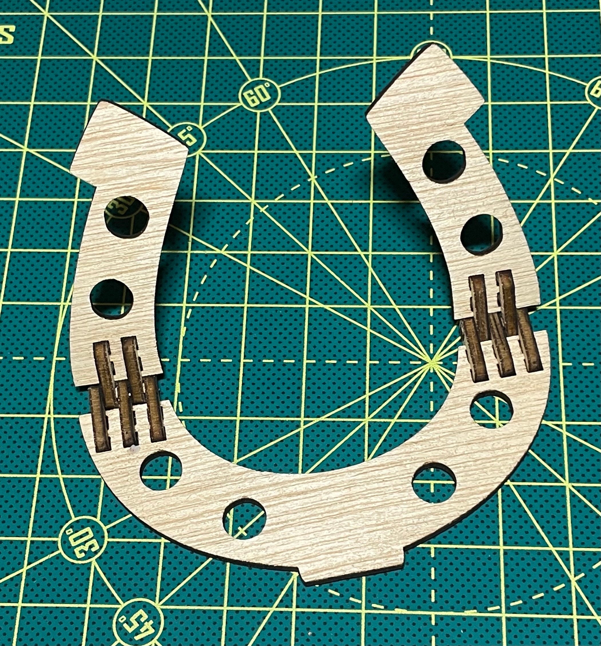 Wood Horseshoe Hinge SVG - Etsy