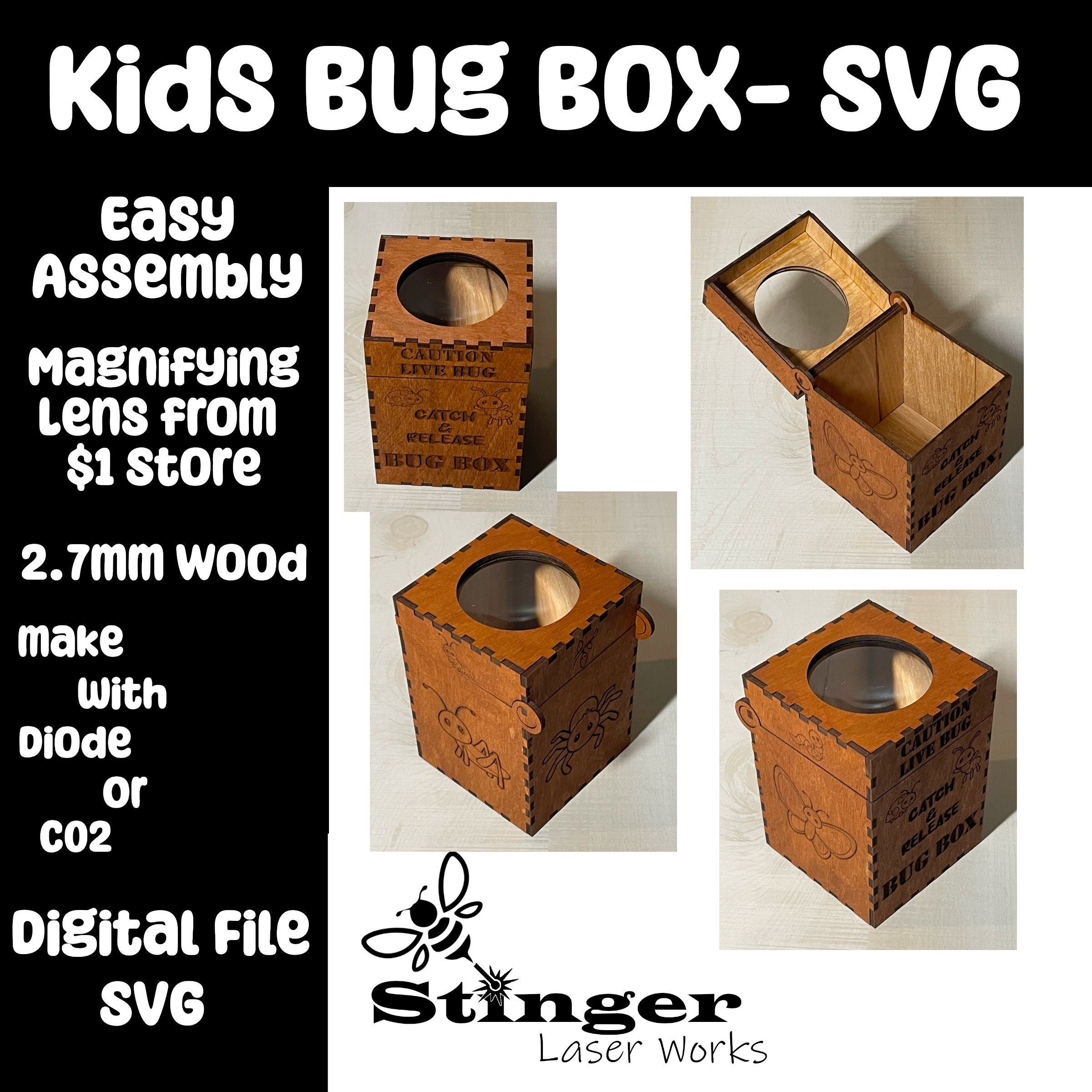 Catch & Release Bug Box SVG - Etsy