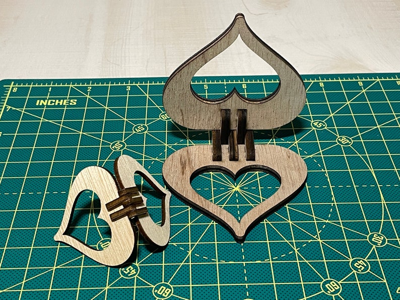 Wood Heart Hinge SVG - Etsy