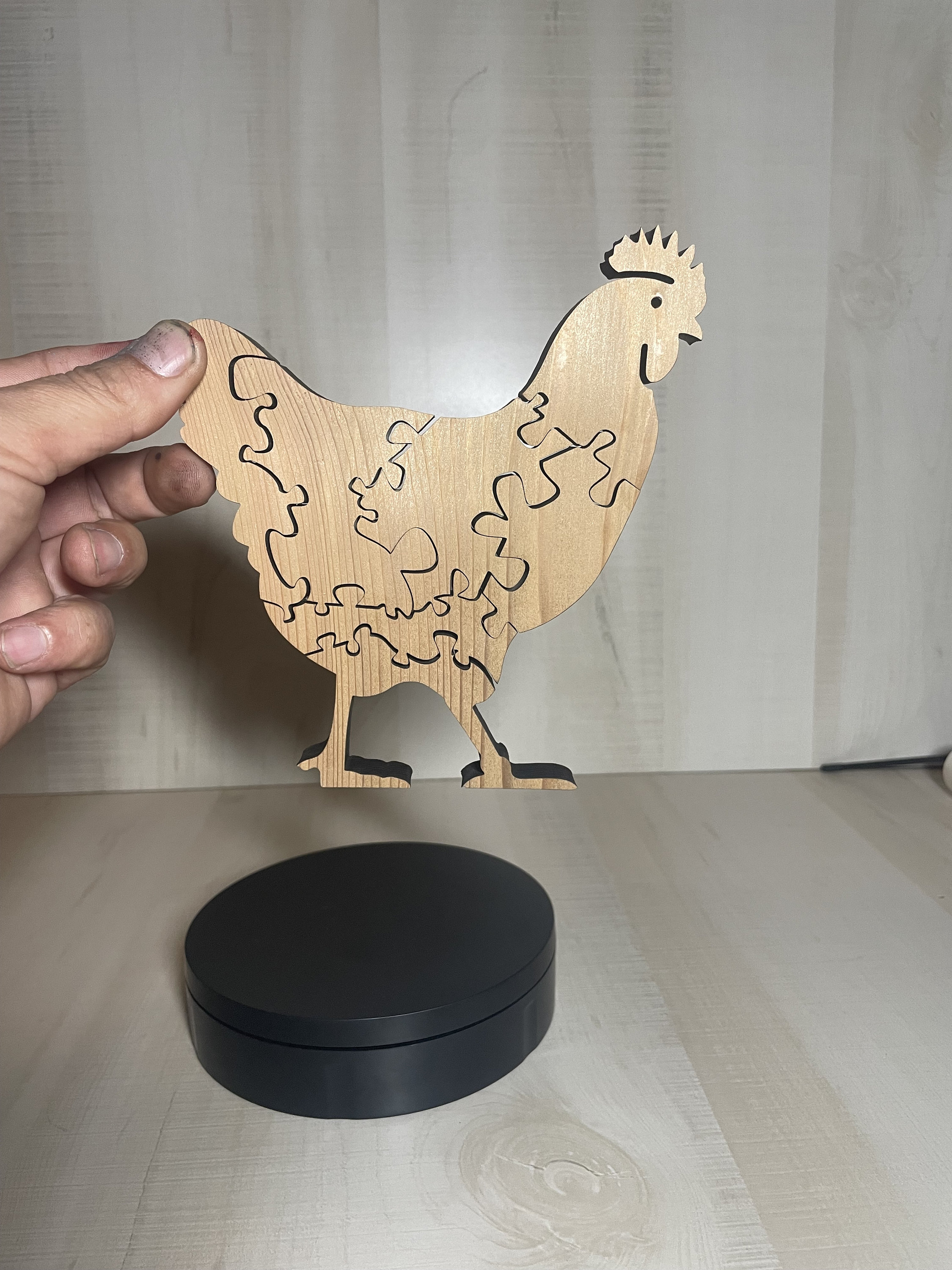 Chicken Puzzle SVG - Etsy