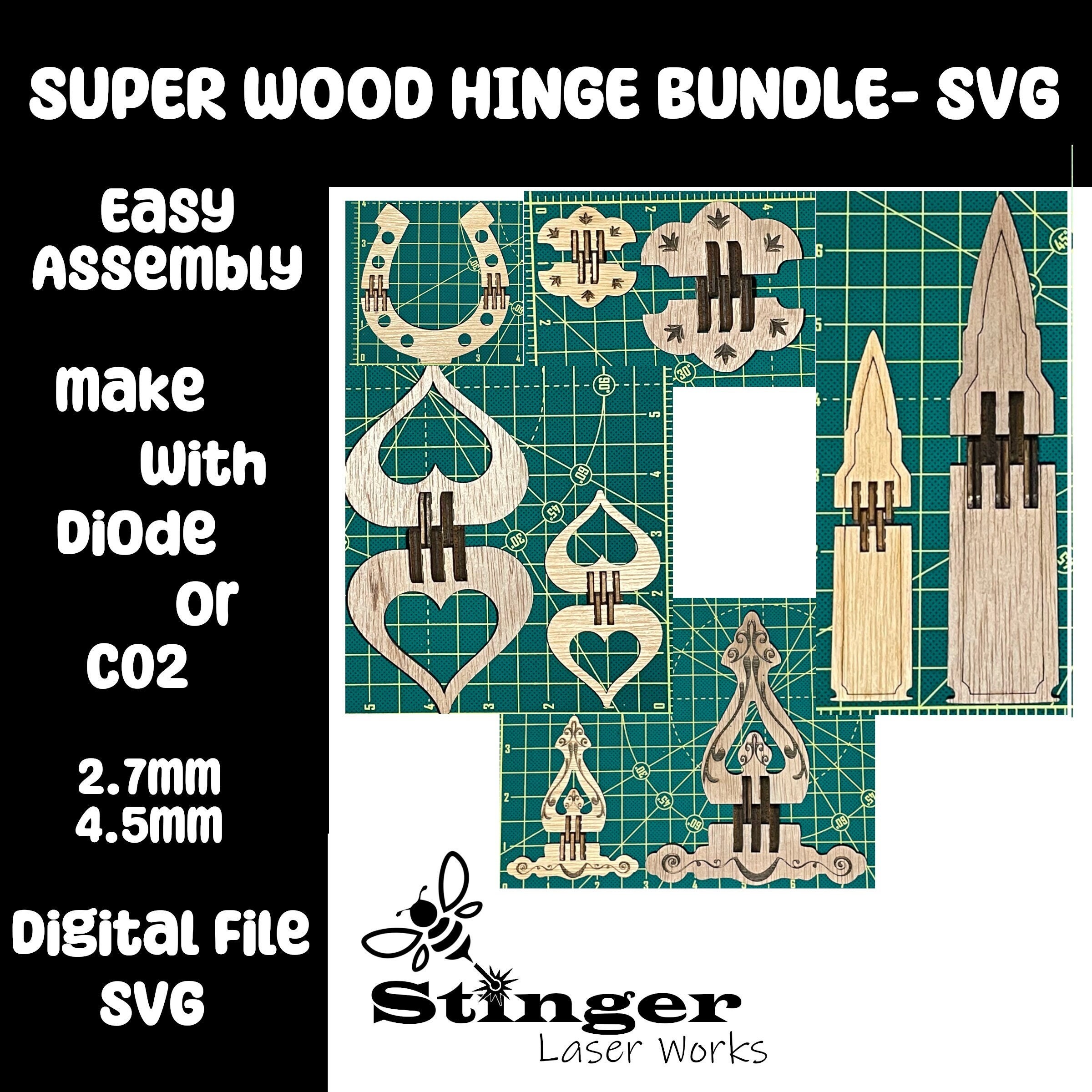 Super Wood Hinge Bundle - Etsy