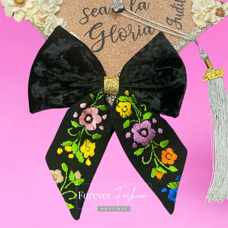 Graduation Cap Bow - Etsy