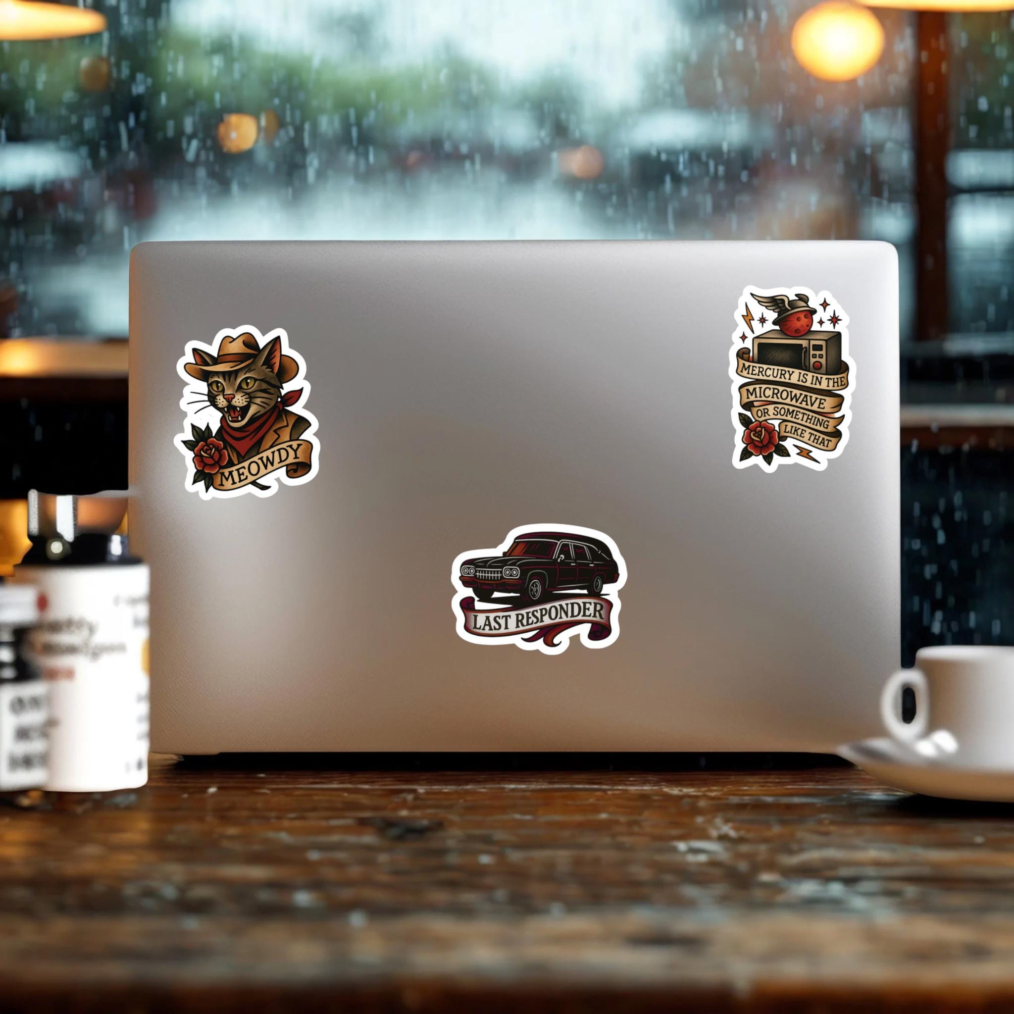 Cowboy Cat Vinyl Sticker: Meowdy Western Kitty Decal - Etsy