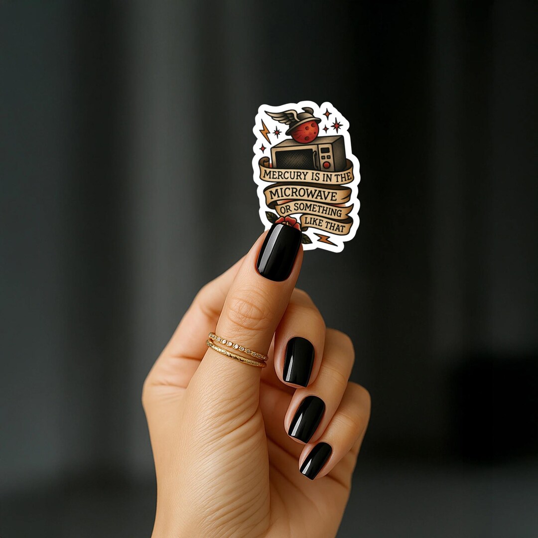 Funny Mercury Retrograde Vinyl Sticker: Astrology Laptop Decal - Etsy