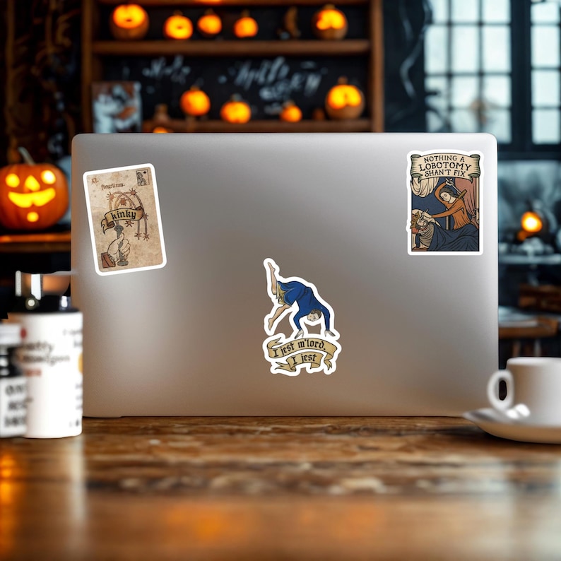 Lobotomy Sticker: Funny Medieval Medical Art, Dark Humor Vinyl Decal - Etsy